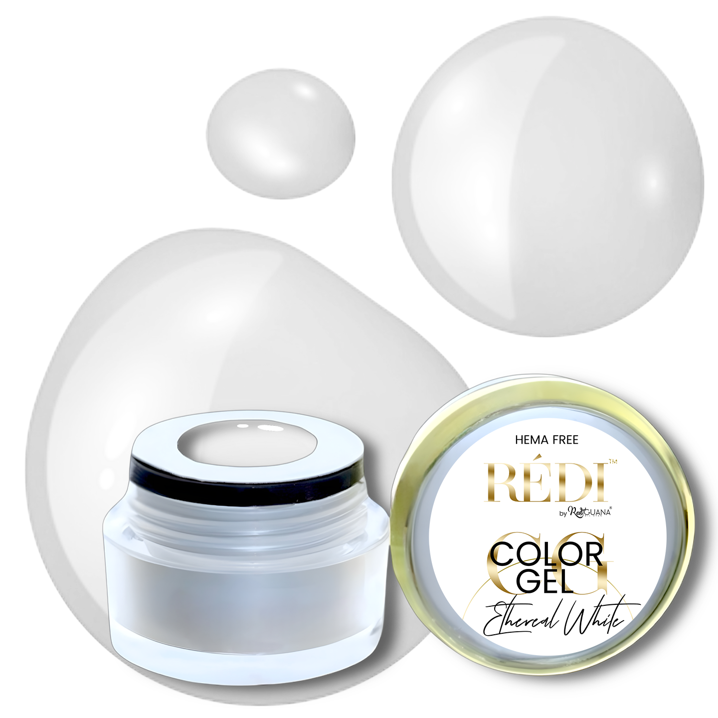 Ethereal White / Pure White - Color Gel – RÉDI by Red Iguana