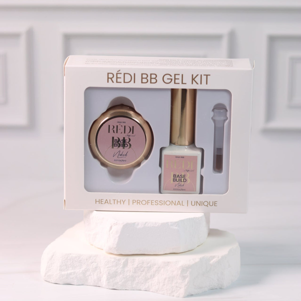 "NAKED" BB Gel Kit - Natural Pink – RÉDI by Red Iguana